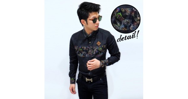 Kemeja Middle Block Modern Batik