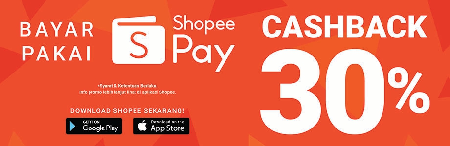Bayar Pakai ShopeePay Cashback 30% hingga 5rb koin Shopee